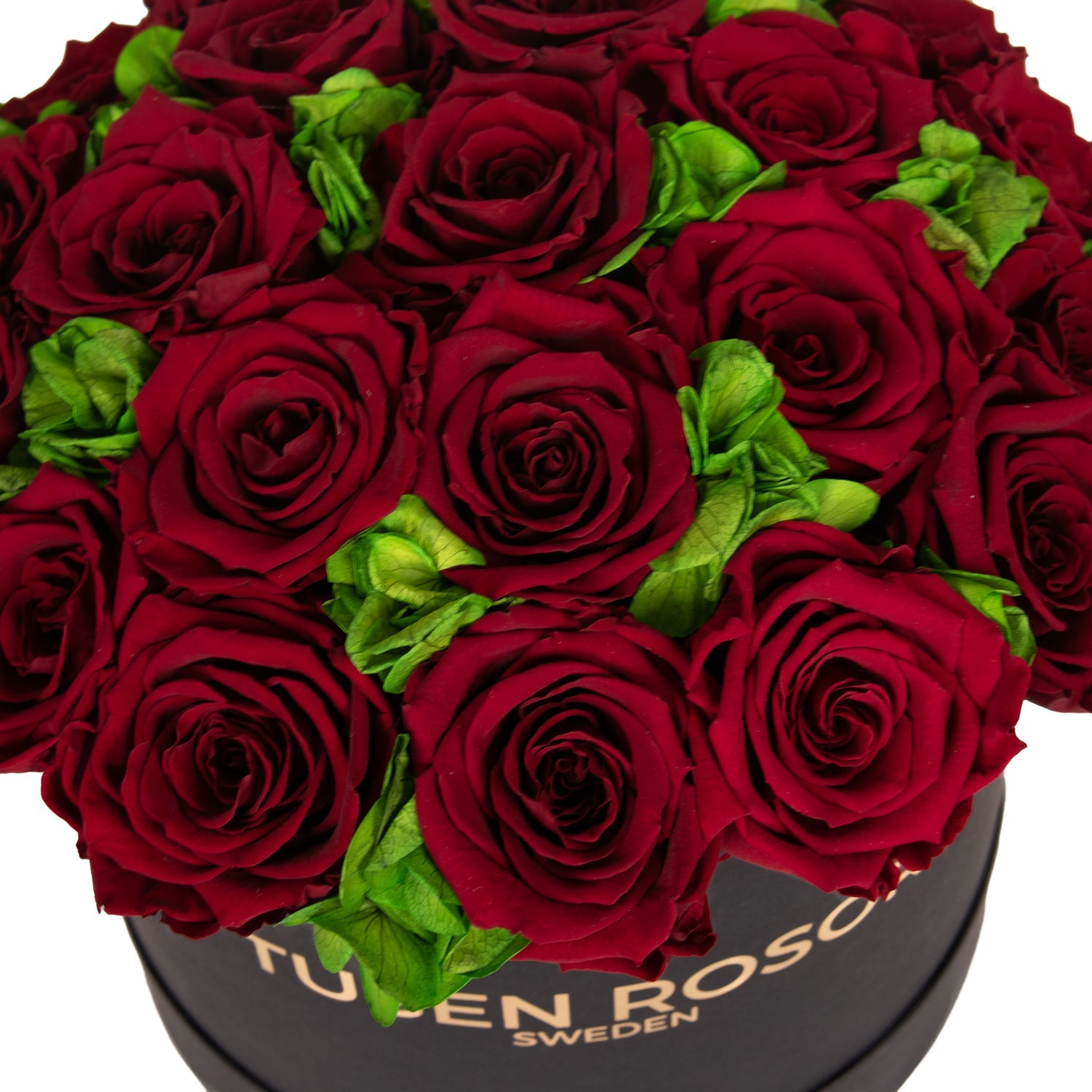Eternal Roses | Long Lasting Red Roses & Hydrangea | 20-23 Roses ...